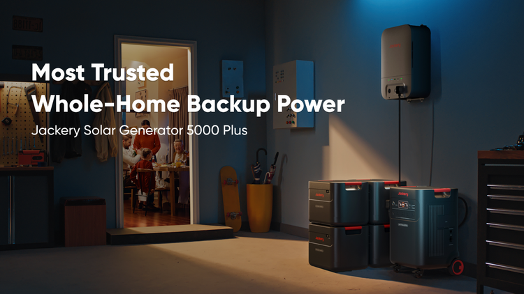 Jackery Solar Generator 5000 Plus | Whole-home Backup Power