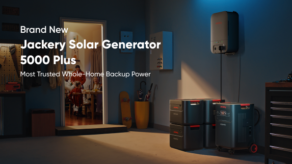 Jackery Solar Generator 5000 Plus | Whole-home Backup Power